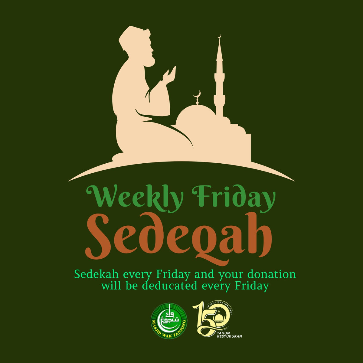 [Moved] Weekly Friday Sedekah - visit waktanjong.org to donate automat ...